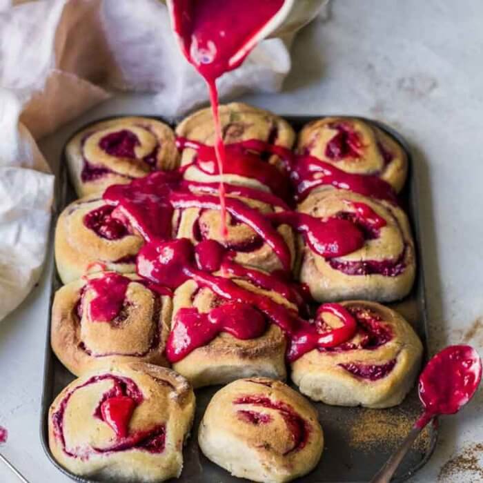 Jam Donut Cinnamon Scrolls | The Source Bulk Foods